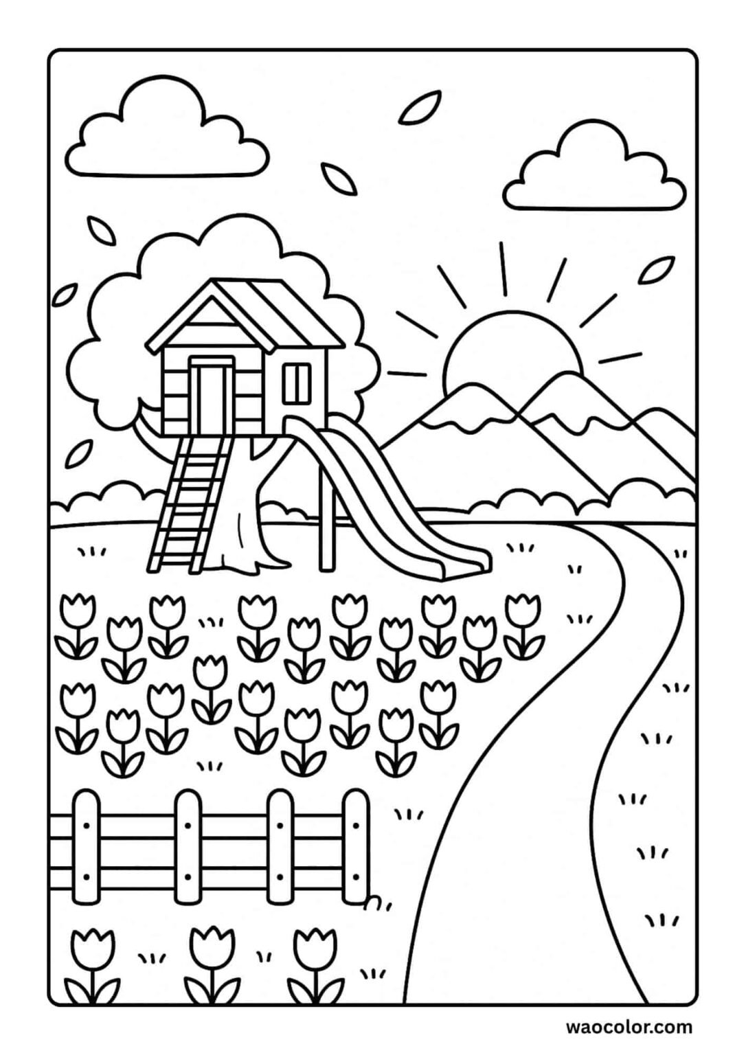 20 Free Spring Coloring Pages | Printable PDF Designs