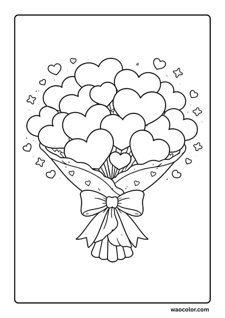 25 Lovely Heart Coloring Pages | Kids Will Love to Color